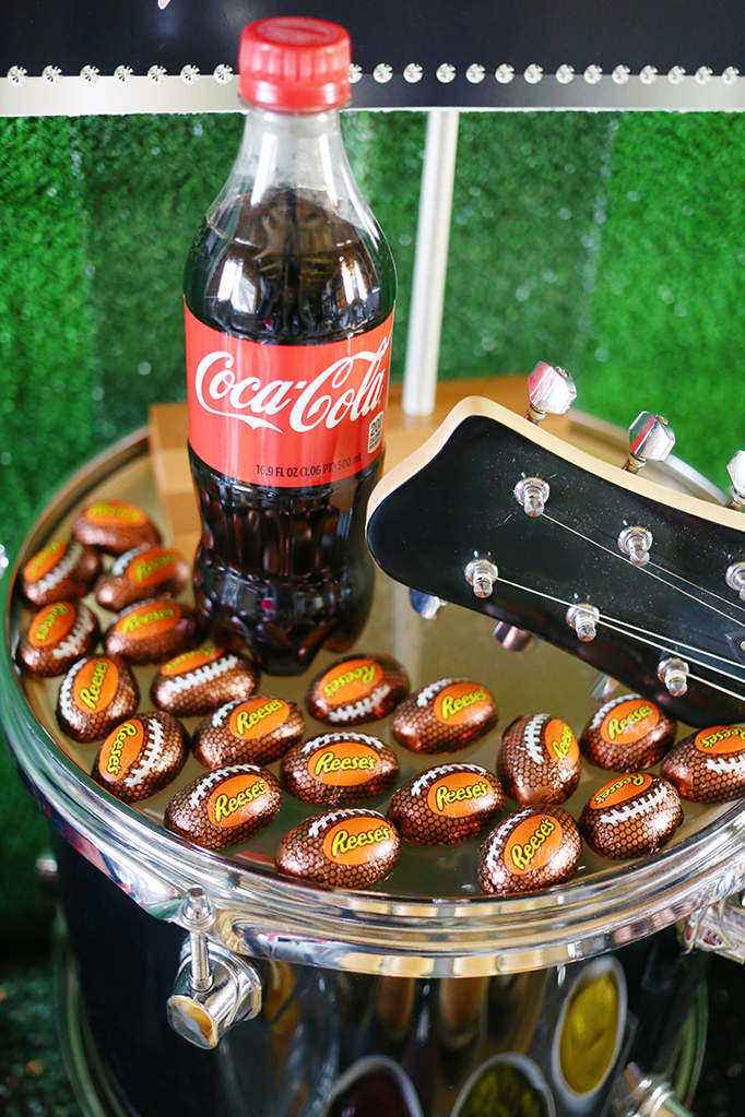 HALFTIME ROCKS Football Party Snack Bar Ideas Soiree Event Design