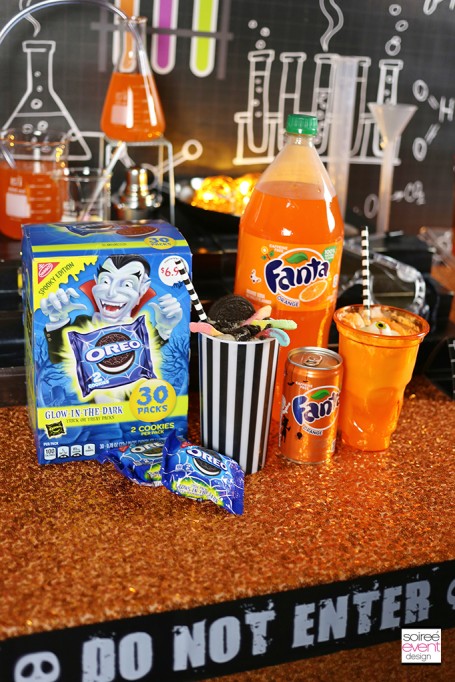 Halloween Spooky Lab Science Party with Fanta and OREO!