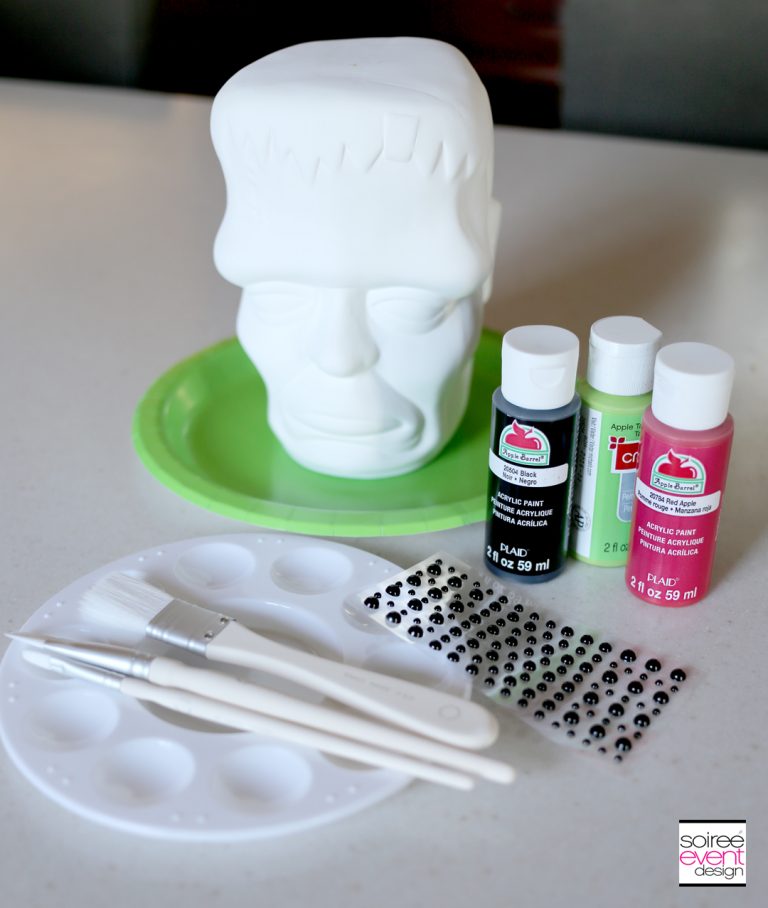 DIY Halloween Decor - How to Make a Frankenstein Pedestal - Soiree ...
