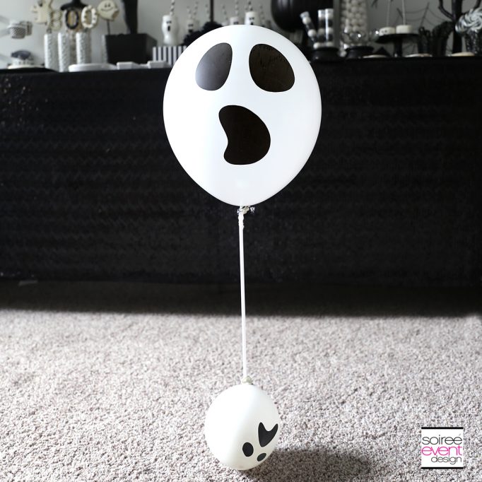 DIY Ghost Balloon Floaters Halloween Decorations